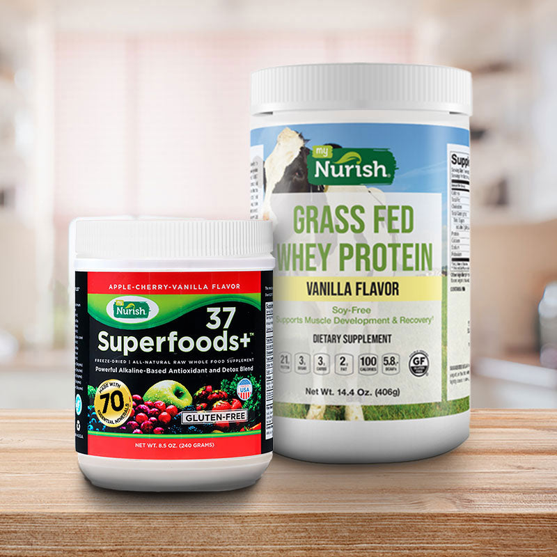 Detox, Alkaline & Muscle Building Combo Pack (w/Grass-Fed Protein ...